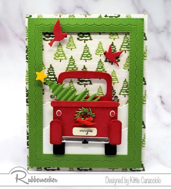 Two Handmade Vintage Truck Card Ideas - Kittie Kraft