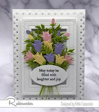 How To Use Layered Frames on a Handmade Card - Kittie Kraft