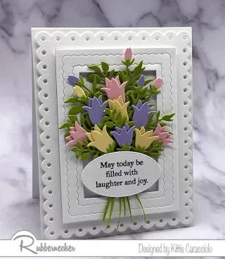 How To Use Layered Frames on a Handmade Card - Kittie Kraft