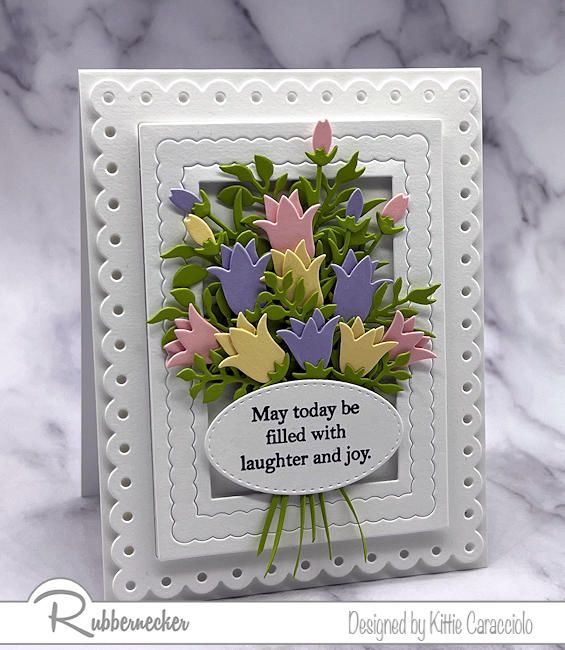 How To Use Layered Frames on a Handmade Card - Kittie Kraft
