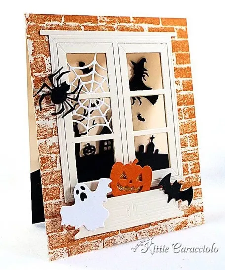 Dimensional Halloween Collage - Kittie Kraft