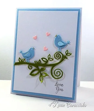 Impression Obsession “Color Blue” Challenge - Kittie Kraft