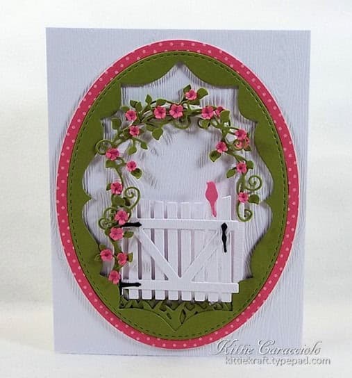 Garden Themed Pop-Up Book Card - Kittie Kraft