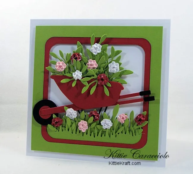 Die Cut Wheelbarrow and Flowers and Scrapbook Expo Schaumburg, IL ...