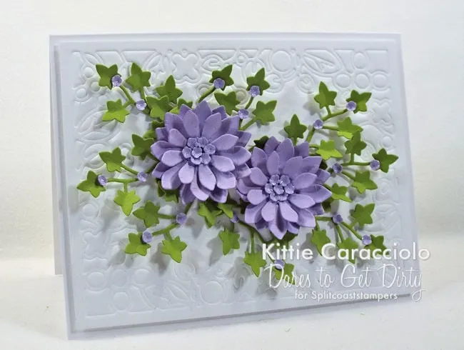 Dry Embossed Die Background - Kittie Kraft