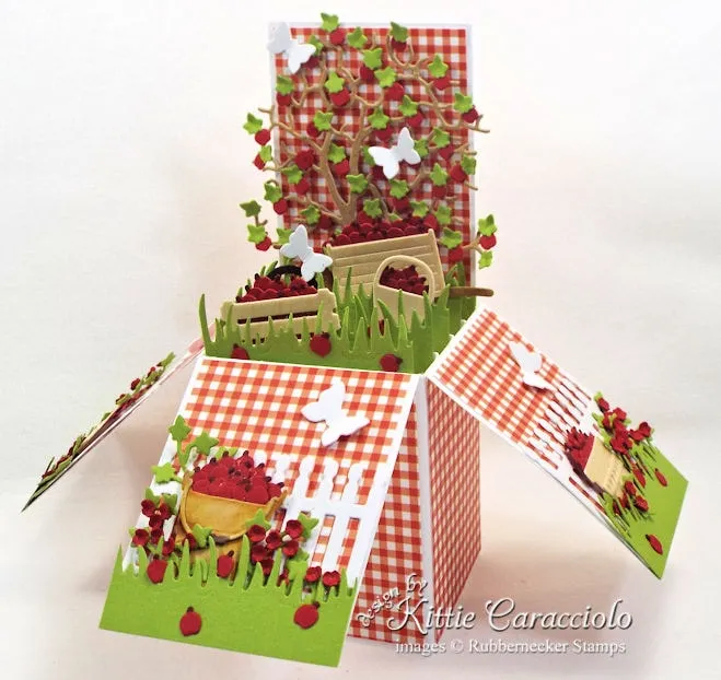 Apple Picking 3D Pop Up Box - Kittie Kraft