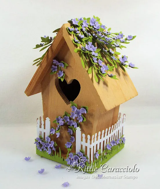 Decorative Bird House for Spring - Kittie Kraft