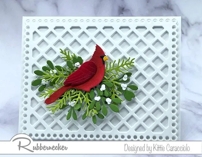 Adapt this Beautiful Handmade Cardinal Card All Winter! - Kittie Kraft