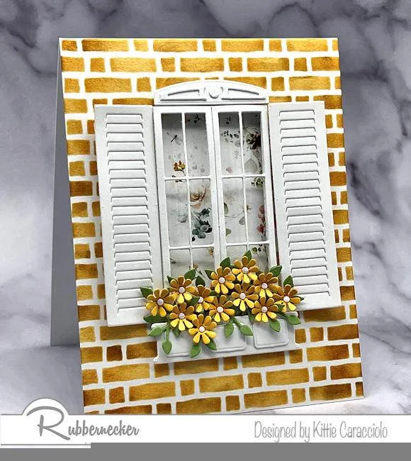 A Handmade See Through Window Card Idea - Kittie Kraft