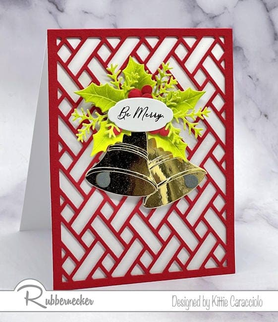 A Handmade Classic Christmas Bells Card - Kittie Kraft