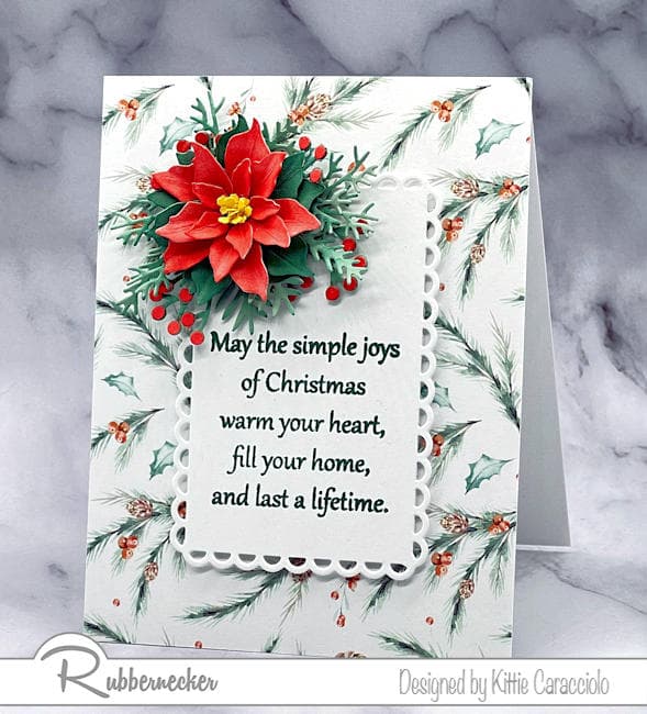 See What You Can Do With Rubbernecker Poinsettia Dies! - Kittie Kraft