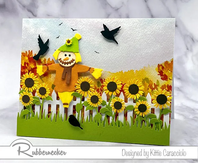 A Super Cute Handmade Scarecrow Card - Kittie Kraft