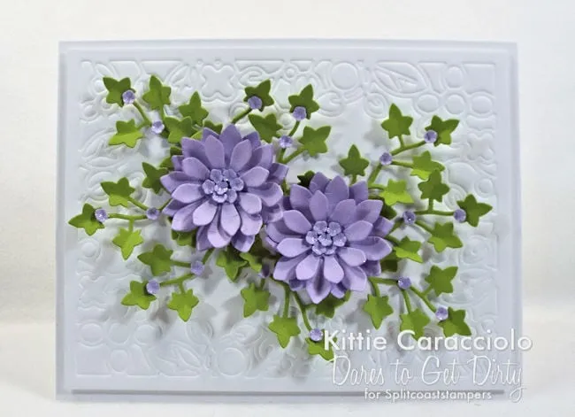 Dry Embossed Die Background - Kittie Kraft